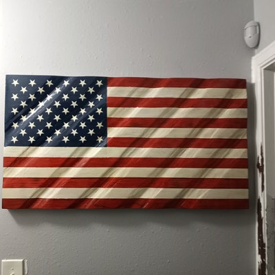 American Flag Vinyl Star Union Stencil Vinyl Application DIY Wood Flag ...