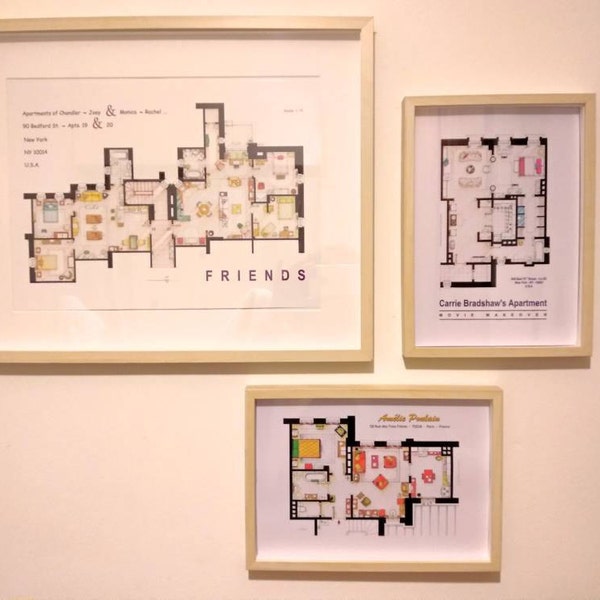 Floorplan of Patrick Bateman's Apartment From AMERICAN PSYCHO (2000) - Etsy