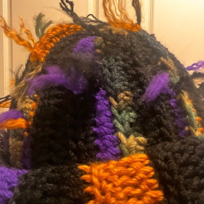 Crochet Scrap Beanie Handmade Beanie - Etsy