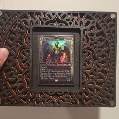MTG Custom Wooden Card Display Magic the Gathering Card Frame Trading ...