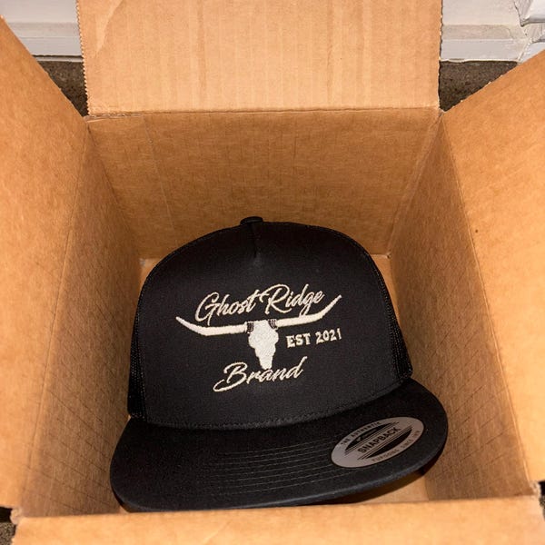 Black Yupoong Classic 5 Panel Bull 2 - Etsy