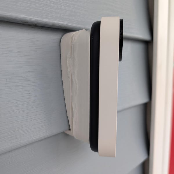 Google Nest (wired, 2nd Gen.) Doorbell Vinyl/ Board Siding Mount With ...