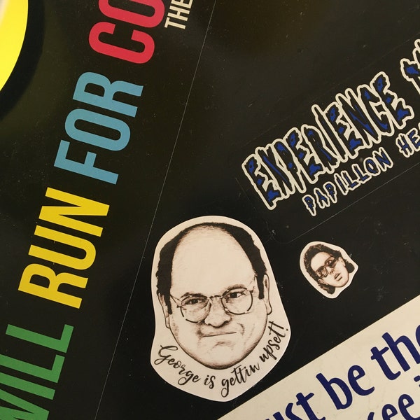 George is Gettin Upset Seinfeld Vinyl Laptop Sticker | Phone Decal - Etsy