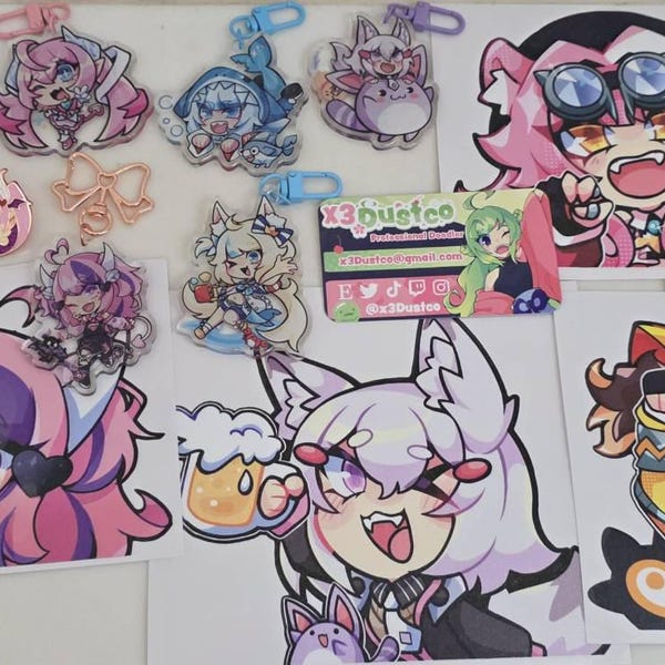 2.5in Phase Connect Talents Keychain Charms - Etsy