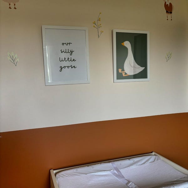 Silly Goose Birthday Card Pink, Silly Goose Birthday Watercolor Goose ...