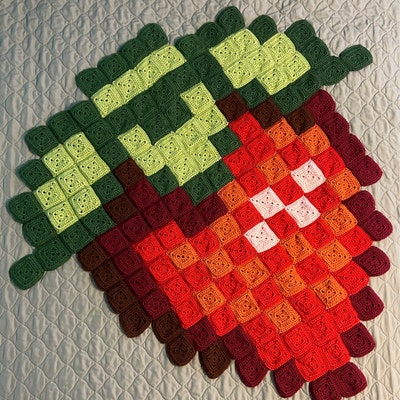 Strawberry Crochet Blanket Pattern Beginner Friendly Crochet Pattern ...