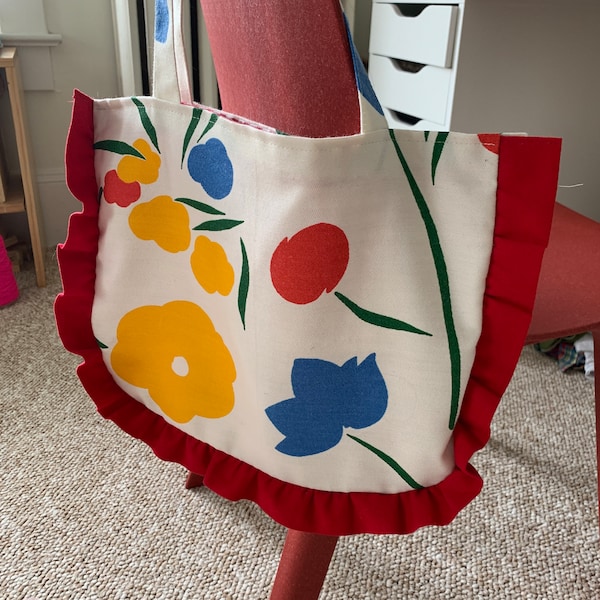 Ruffle Big Shoulder Bag, Shopper Bag Sewing Patternojbg0001 PDF A0,A4 ...