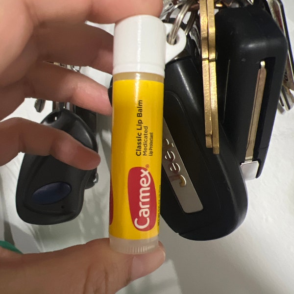 Chapstick Keychain Cap! - Etsy