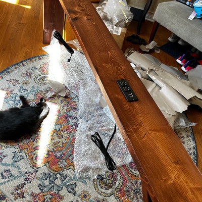 Powered Console Table Behind the Sofa Furniture Table With Power Outlet ...