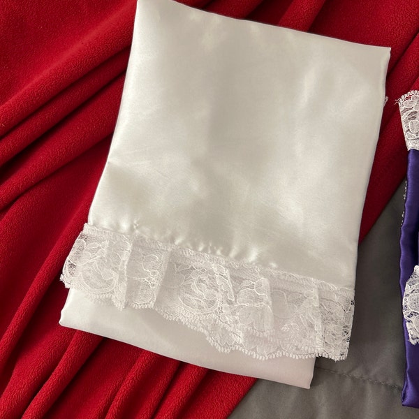 All Red SATIN LAP SCARF-24X 24", Modesty Scarf, Christian, With Red ...