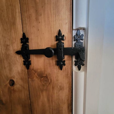 CAST IRON DOOR Latch Rustic Iron Door Privacy Catch Latch Victorian ...