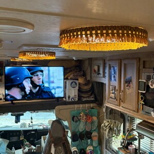 RV Light Cover, Handmade Boho Camper Trailer Decor RV Light Covers ...