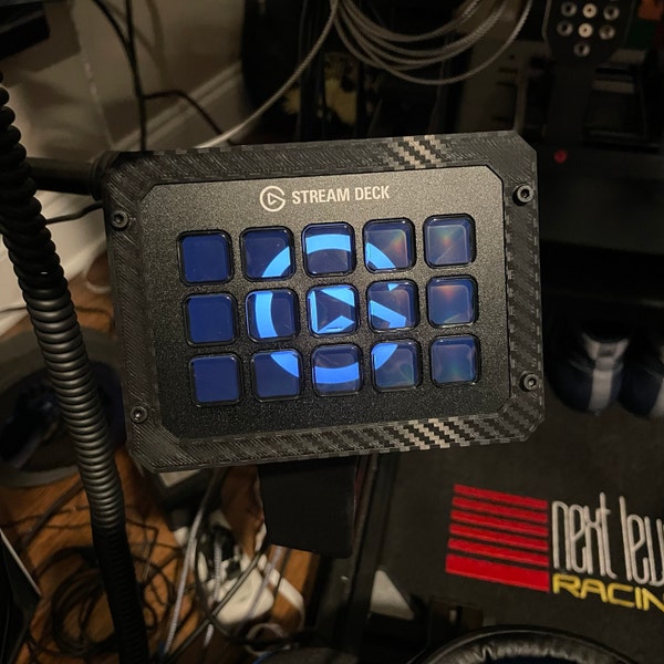 Stream Deck Enclosure With Adjustable Mount for Sim Racing | Flight Rig ...