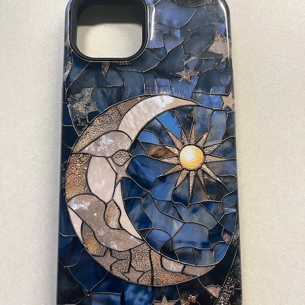 Moon and Stars Phone Case, Celestial Phone Cover Magsafe Compatible ...