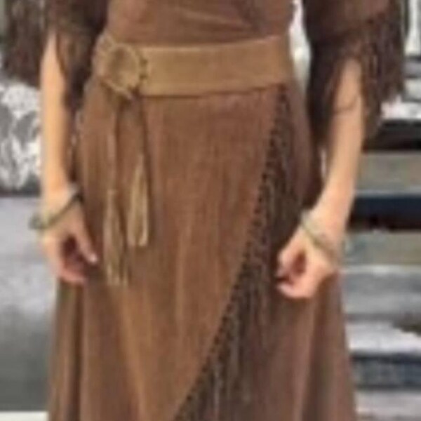 ELVEN DRESS ꧁kayame꧂ White Goddess Dress • Fairy Wedding Dress • White ...