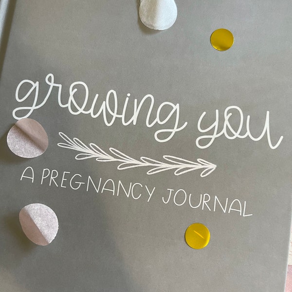 Pregnancy Journal and Memory Book for Expecting Mom | Keepsake Gender ...