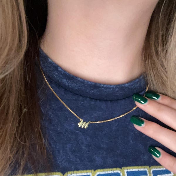 Angel Number Necklace With Curb Chain, Sterling Silver Lucky Date ...
