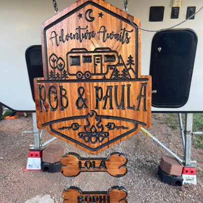 Camper Sign RV Sign Engraved Rv Sign Campsite Flag RV Flag - Etsy