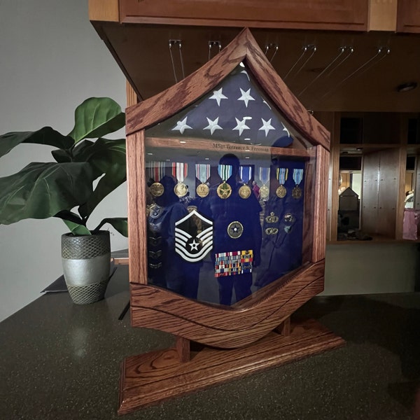 Laser Top Shadow Box - 3x5 Flag - Etsy