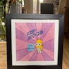 The Simpsons Mr Sparkle Watercolour Print, Scenic Simpsons, Home ...