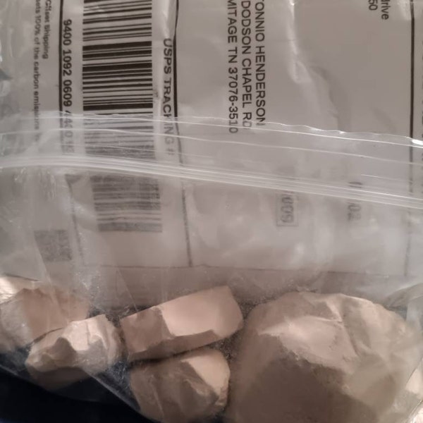 CRUMBS & POWDER mixed Facial Clay/ Calabash Chalk / African Kaolin ...