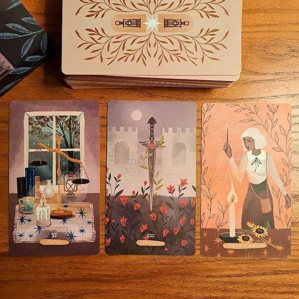 The Lighted Window Tarot Deck | Cozy Tarot | Diverse Representation - Etsy