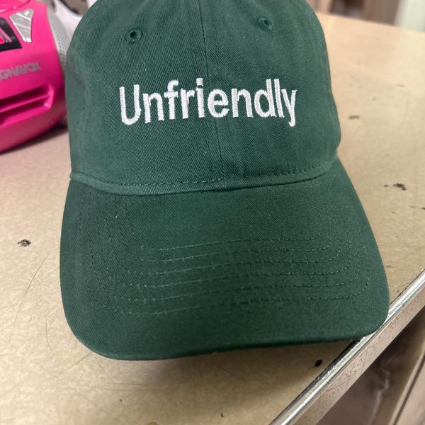 Custom Text Embroidered Hat, Personalized Cap, Baseball Hat, Gift for ...