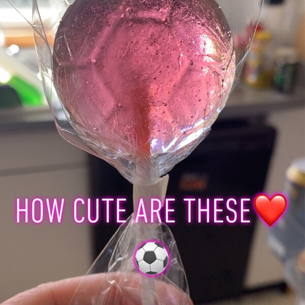 12 LARGE SOCCER BALL Lollipops - Sport Lollipop Favors - Etsy