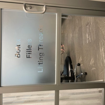 Custom Frosted Window Film Sticker Personalized Frost Etch Privacy ...