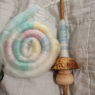 Support Spindle Stand Supported Spinning Drop Spindle Cherry - Etsy