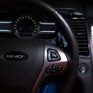 Gel Coated DOMED Ford Taurus sho Emblem Overlay : Fits Taurus SHO 2010 ...
