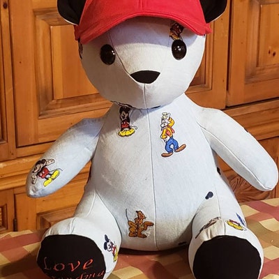 Teddy Bear BASEBALL CAP PDF Pattern Fits 15-18 Inch Teddy Bears Such as ...