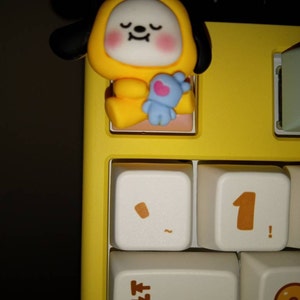 Cute BT21 BTS Cooky Jungkook PBT Mechanical Keycap - Etsy