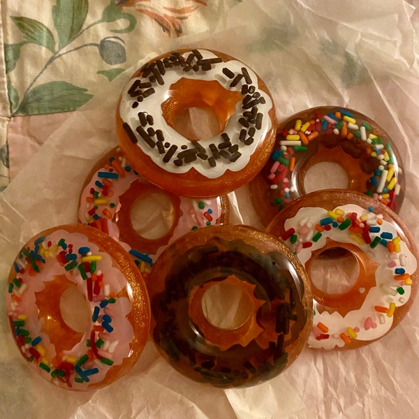 Dinosaur Donuts 12 Pack Assorted Dozen Resin Doughnuts/ Resin Donuts ...