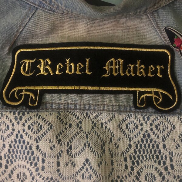 Scroll Patch Extra Large Size - Etsy