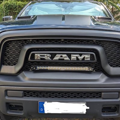 RAM 4x4 Emblem Overlay Decals RED FIRE Flames Fits 2009-2023 - Etsy