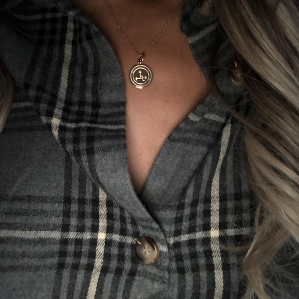 Sacred Feminine Jewelry MOON CYCLE Pendant 17mm Moon Phases Necklace ...
