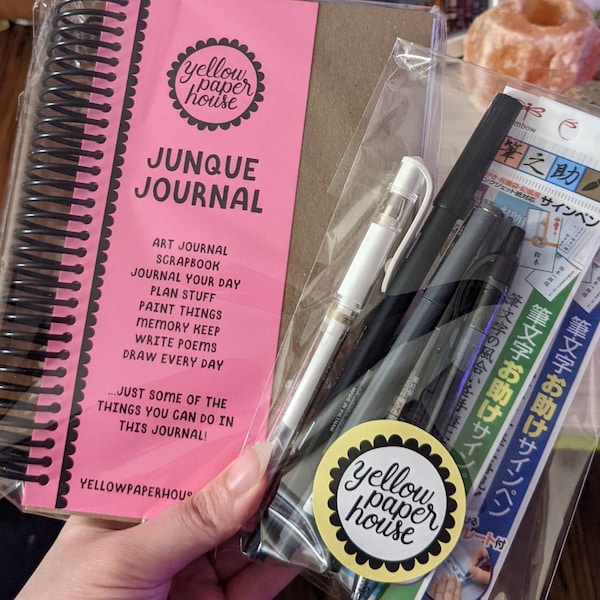8" X 5" JUNQUE JOURNAL - for Art Journaling, Scrapbooking, Junk Planner ...