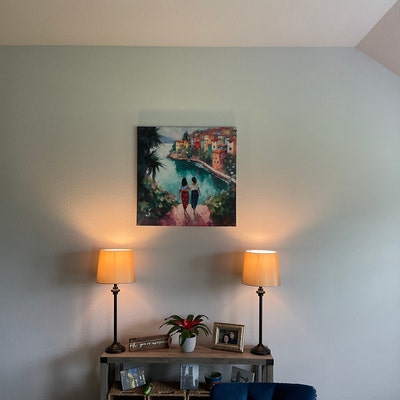 Sapphic Impressionist Style Wall Art Prints LGBT Wlw Vintage Paint Home ...