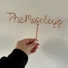 Knitted Names and Words Wool Wire Words Personalised Wall Decor Signs ...