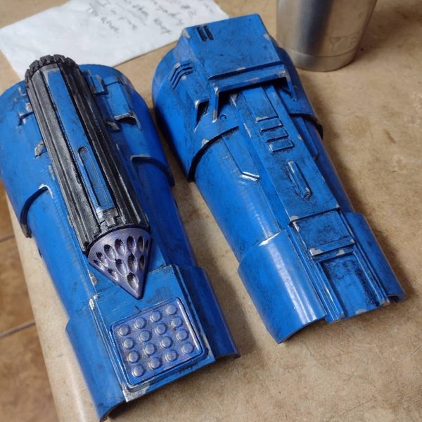 Bo-katan, Koska Reeves Mandalorian Gauntlets, Bracer, Vambrace - Etsy