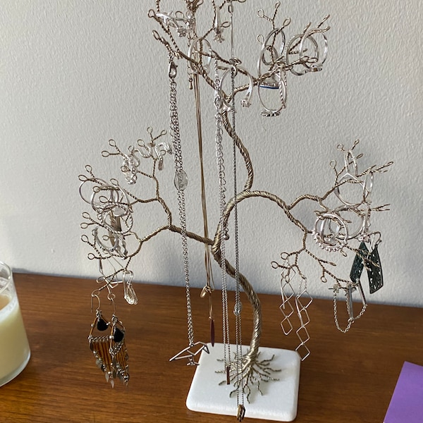 Jewelry Holder Tree, Bracelet Stand, Earring Organizer, Ring Holder - Etsy