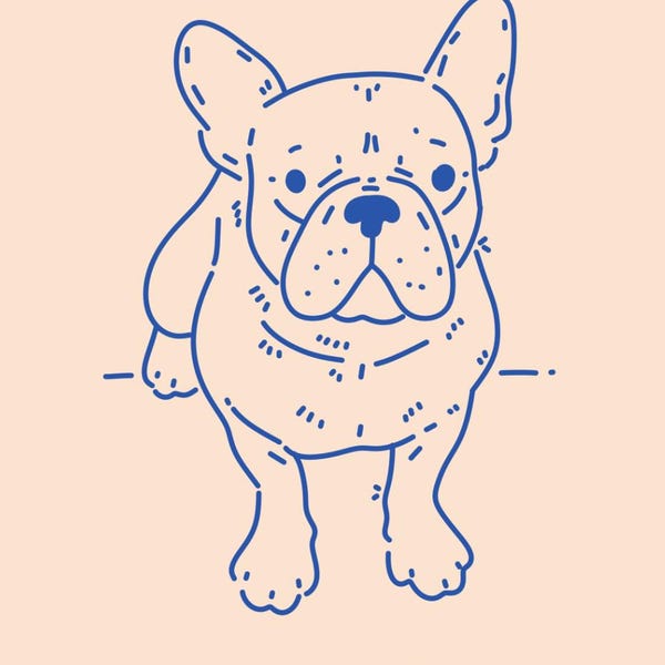 Custom Dog Portrait Custom Badly Drawn Pet Art Personalized Badly Drawn ...