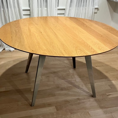 Metal Dining Table Legs set of 2 Triangle-shape. Modern - Etsy