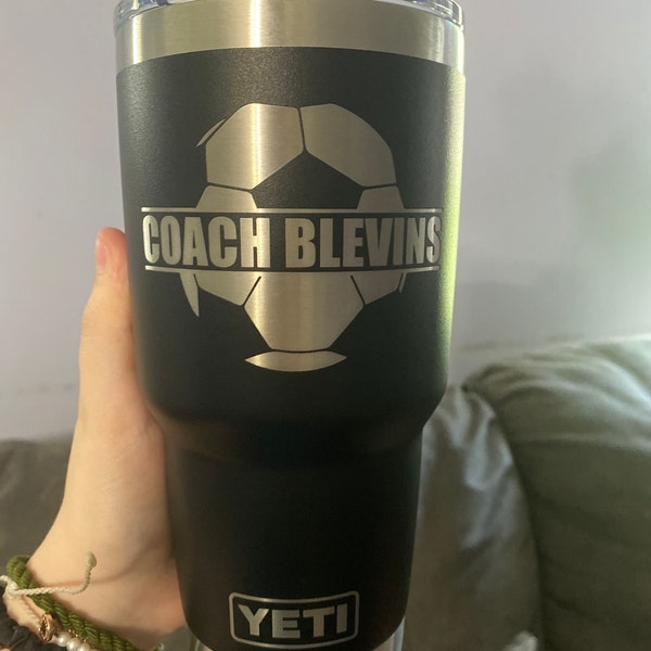 YETI Personalized SOCCER Ball - Player, Coach Gift, Laser Engraved ...