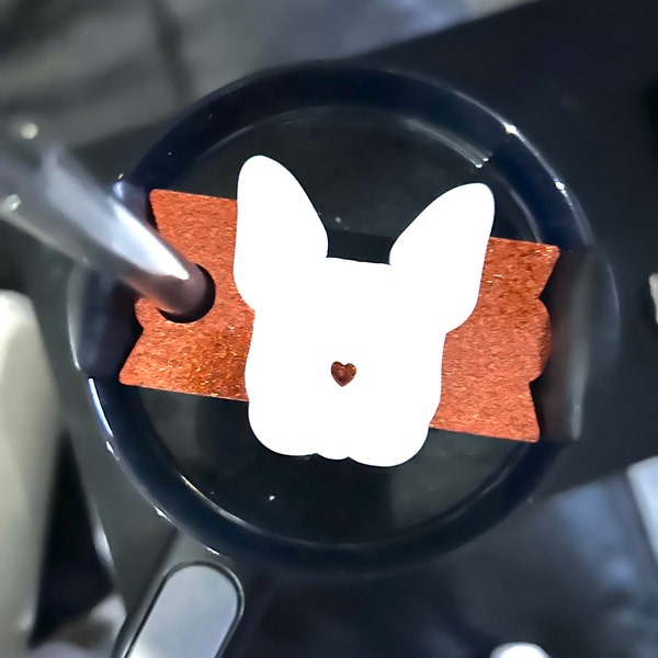 40 OUNCE Stanley Straw Charm Tags H2O Quencher Transparent and Blank ...