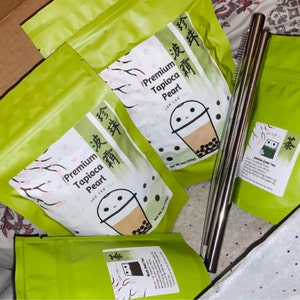 Bubble Tea Kit DIY Taiwanese original Style Make Your Own Boba Tea Kit ...