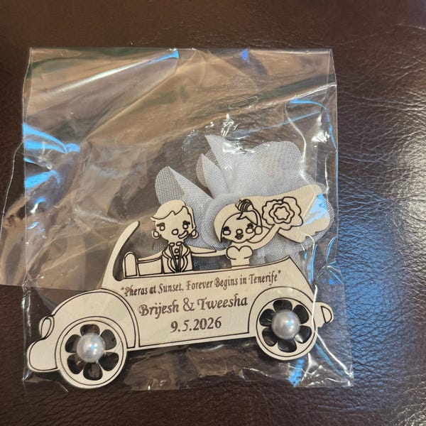 Wedding Favor Magnet, Personalized Wedding Magnet,wedding Favors for ...