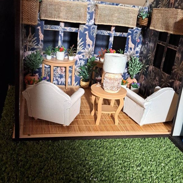 Standard Miniature Room Backdrop | Dollhouse Room Box | Doll ...