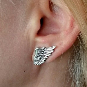 SOLDERED Wing Cuff Links Avenging Angel Cuff Wings Antique Brass Winged ...